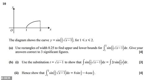 Hardest Maths A Level Exam Questions In The Last Six Years Can You Work It Out Daily Mail