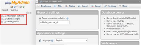 How To Create A Table In Database Using Phpmyadmin Servercake