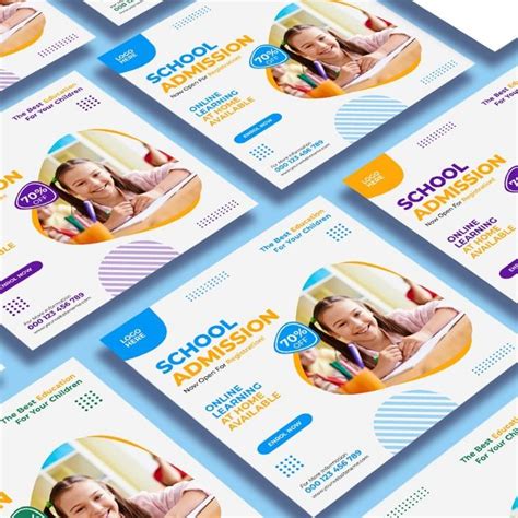 School Education Post Template For Social Media Post Templates