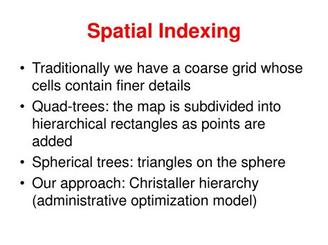 Ppt Hierarchical Voronoi Diagrams For Spatial Data Indexing And