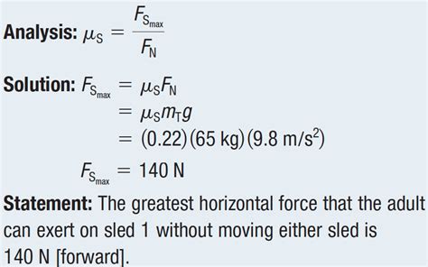 Lesson Solving Friction Problems WillowWood Lessons
