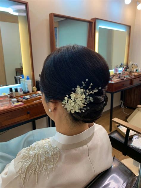 [혼주머리] 한복에 어울리는 혼주올림머리 With 앞모습 [by 이언주마벨샵] 네이버 블로그