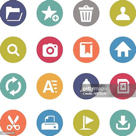 171 Toolbar Icons High Res Illustrations Getty Images