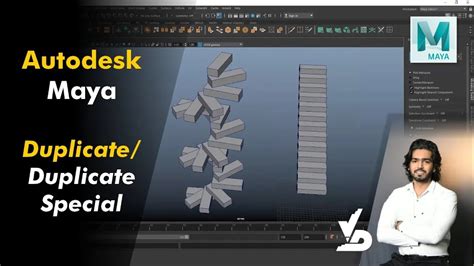 Lesson 7 Autodesk Maya Mirror Duplicate Duplicate Special Youtube