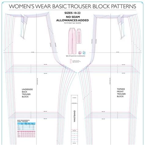 Womens Trouser Block
