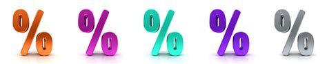 백분율 기호 판매 기호 가격 할인 할인 태그 오렌지 핑크 시안 청록색 보라색 보라색 라일락 실버 그레이 라벨 세트 3d 렌더링 그래픽 에 고해상도 흰색 배경 퍼센트 기호에