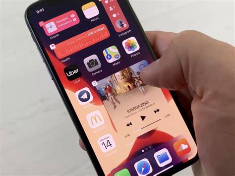 IOS Resize Widget Interaction Ios 14 New Ios Iphone Screen Iphone Organization Iphone Life Hacks