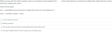 Solved The Value Holding Their Name Check All That Apply Chegg Com