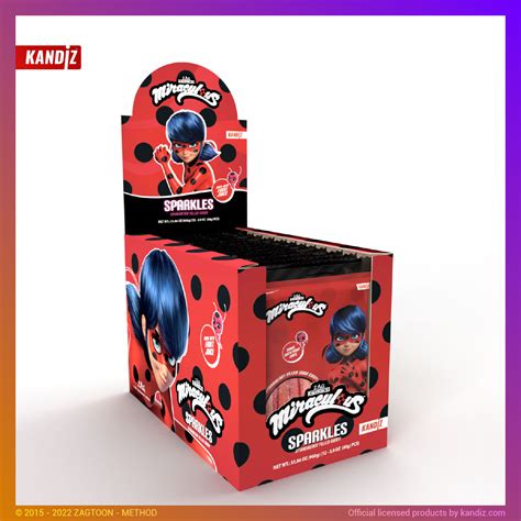 Sparkles Strawberry Filled Sour Candy Miraculous Ladybug X Kandiz
