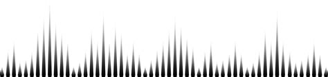 Black Sound Waves Are Visualized On White Background Creating An