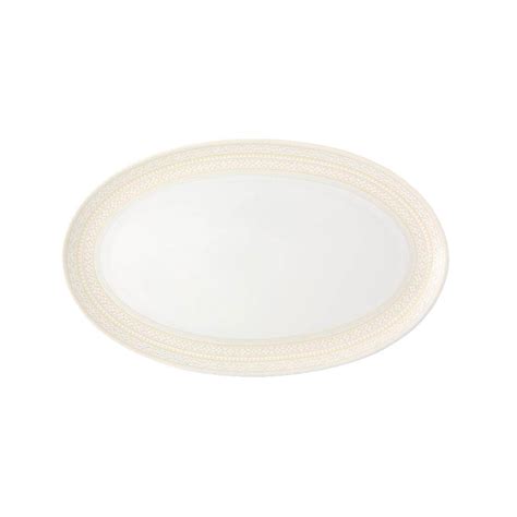Bandeja Oval Mediana Ivory Vista Alegre Elegancia En Porcelana