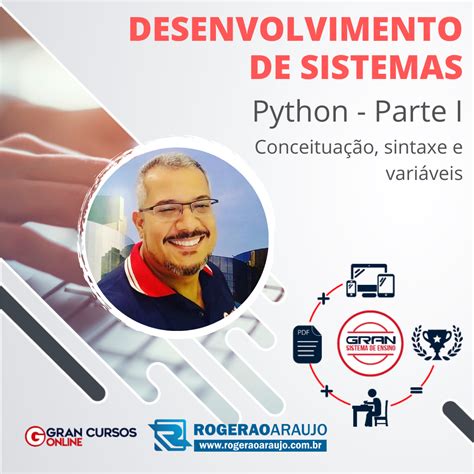 Python Curso em PDF Parte I Professor Rogerão Araújo