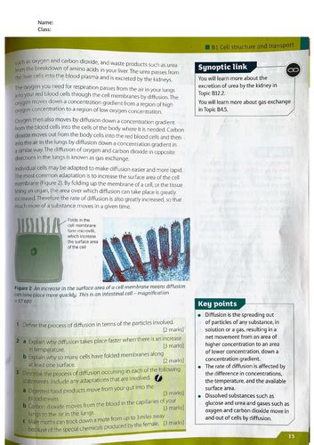 Aqa Gcse Biology Diffusion Teaching Resources