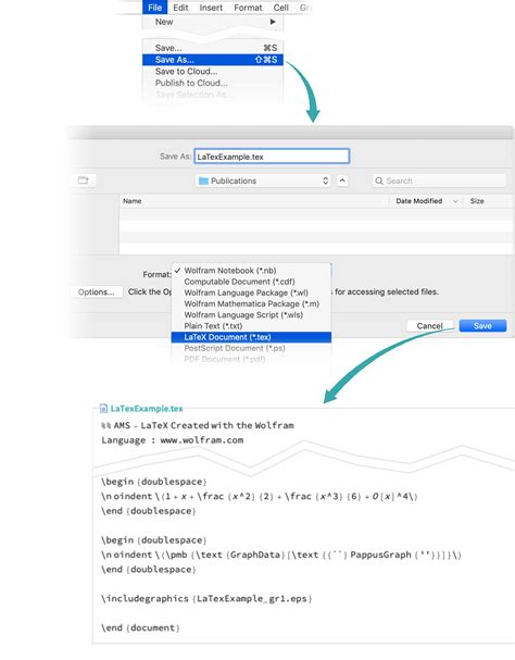 Generate Tex With The Wolfram Language—wolfram Documentation