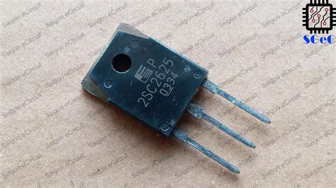 [sgec] 2sc2625 Npn Power Transistor 450v 10a 80w Youtube