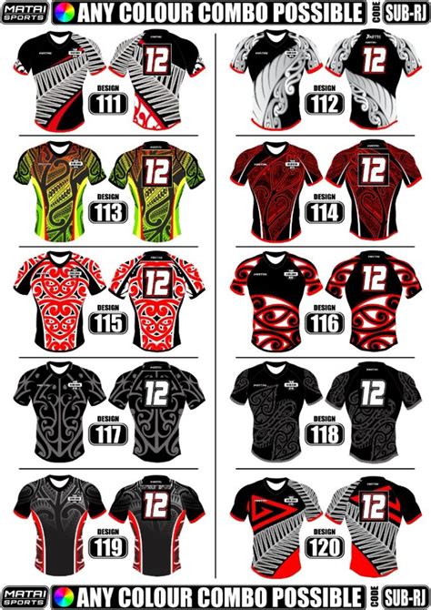 Elite Sublimated Rugby Jersey Unisex Matai Sports