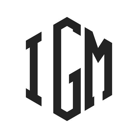 Premium Vector Igm Logo Design Initial Letter Igm Monogram Logo Using
