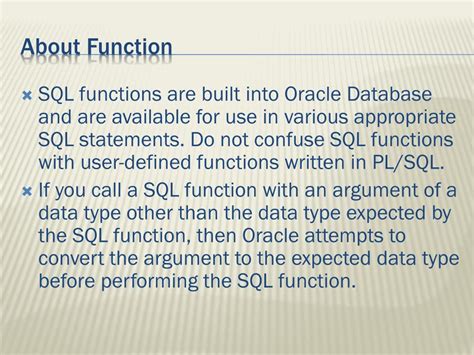 Ppt Sql Functions Powerpoint Presentation Free Download Id6296690