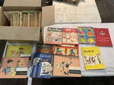 Vintage School Workbooks Legacy Auction Company