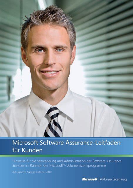 Microsoft Software Assurance Leitfaden Für Kunden