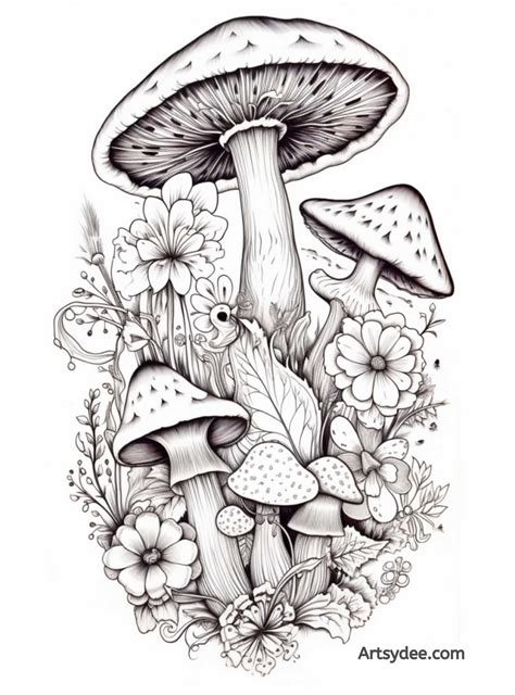 Get Inspired With Our Collection Of 30 Mushroom Drawing Ideas For Your