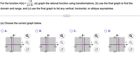 solved for the function h x 2x 5 a ﻿graph the rational