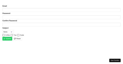 Veevalidate Components Buefy Codesandbox