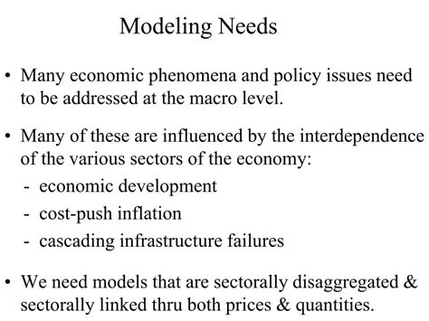 Ppt Introduction To Computable General Equilibrium Analysis Input Output Analysis Foundation