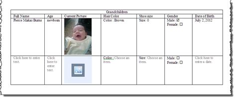 Add Table Row Column With Content