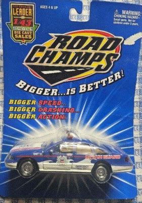 1999 Road Champs Bigger Is Better Ocean Guard Police Car 143 Scale