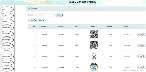 Java毕业设计县返乡人员防疫管理平台（springbootmysqljdk18meven） Csdn博客
