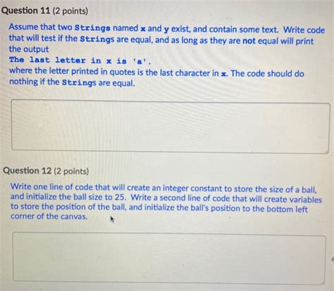 Solved Question 10 2 Points Write A Single Line Of Code