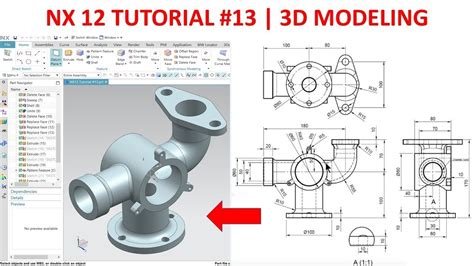Nx 12 Tutorial 13 3d Modeling Youtube
