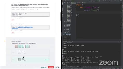 Python Certification Pcap Mock Exam 4 Youtube