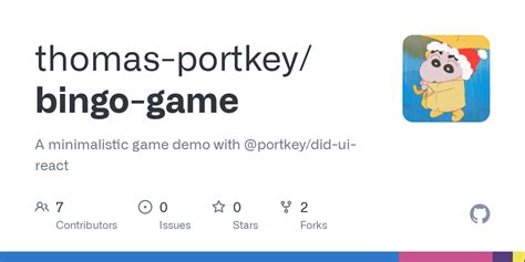 Github Thomas Portkeybingo Game A Minimalistic Game Demo With Portkeydid Ui React