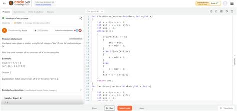 Day17 Numberofoccurrences 21daysofcode Codingchallenge Dsa