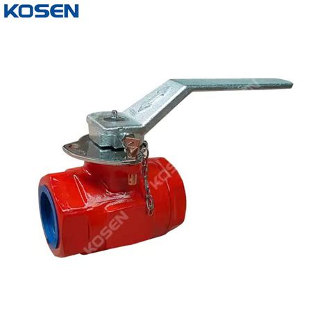2pc Threaded Ball Valve Astm A216 Wcb 5000 Psi Npt Kosen