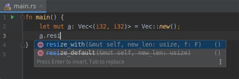 No Autocomplete For Vec Resize Method · Issue 4223 · Intellij Rustintellij Rust · Github
