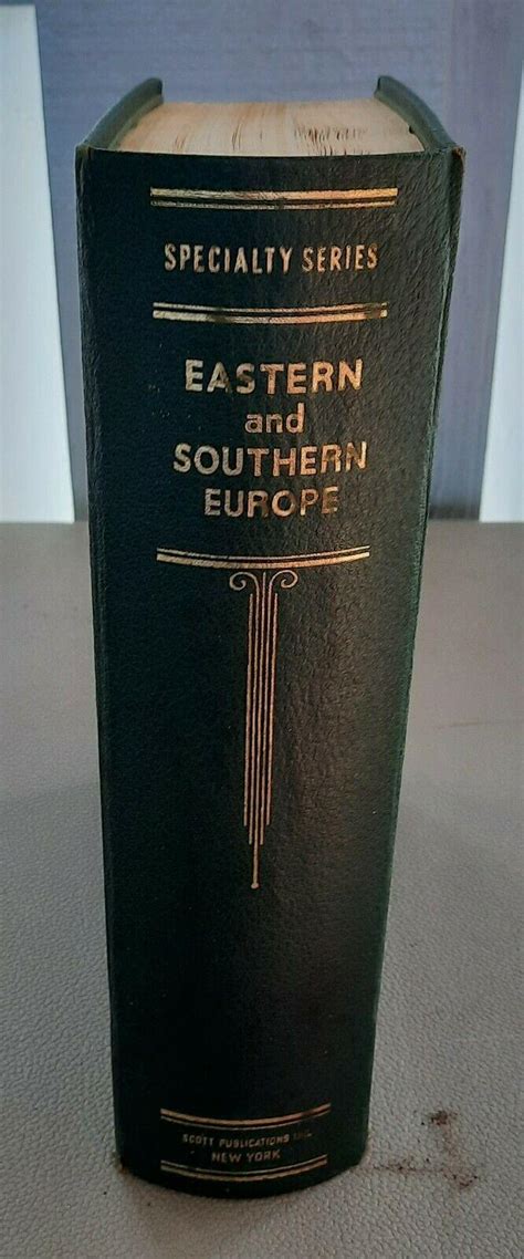 1960s Scotts Speciality Series Stamp Album Eastern And Southern Europe