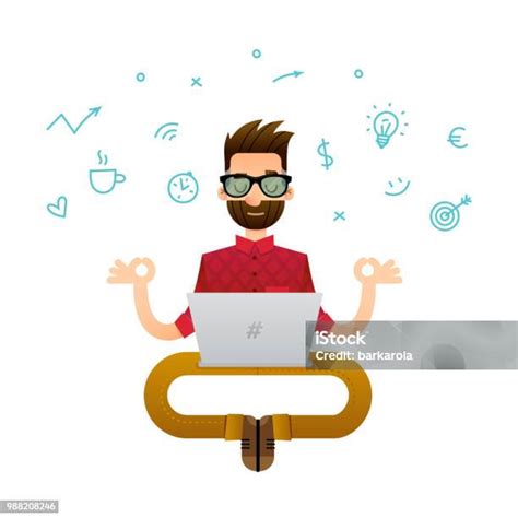 Karakter Kartun Programmer Ilustrasi Stok Unduh Gambar Sekarang Bahasa Pemrograman Bekerja