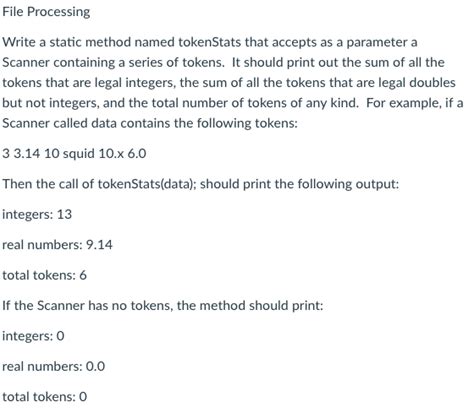 Solved File Processing Write A Static Method Named
