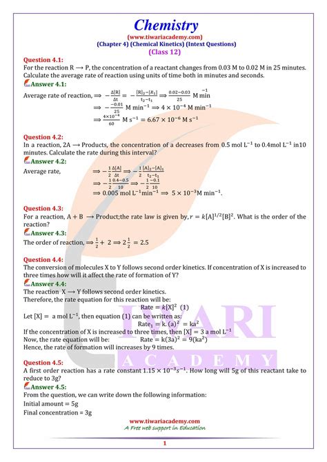NCERT Solutions For Class 12 Chemistry Chapter 4 In Hindi And English