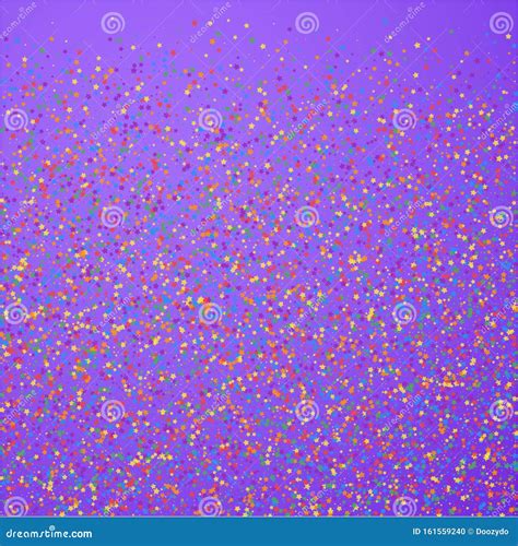 Festive Confetti Celebration Stars Stock Vector Illustration Of