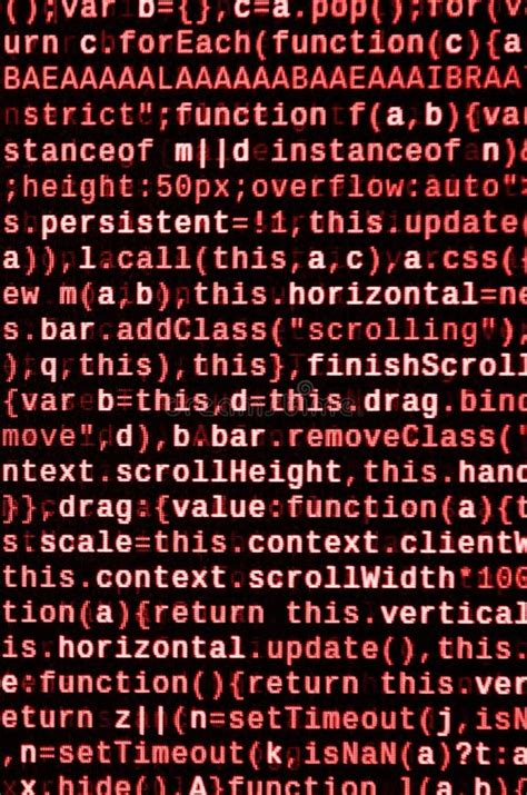 Computer Program Preview Programming Code Typing Stock Illustration
