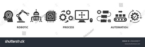 Rpa Banner Web Icon Vector Illustration Stock Vector Royalty Free 2504209977 Shutterstock