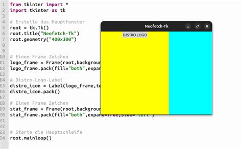 Python Tk Ein Neofetch Gui Selbst Schreiben Teil 3 Gnu Linux Ch