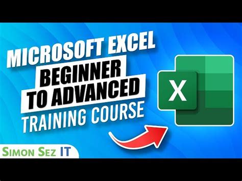 Free Video Excel Tutorial Beginner To Advanced From Simon Sez It Class Central