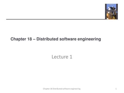 Ppt Chapter 18 Distributed Software Engineering Powerpoint Presentation Id 2347702