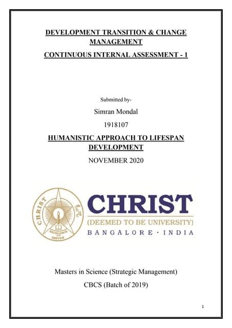 The Humanistic Approach Pptx