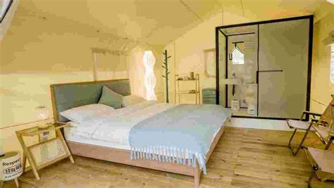 청커우 란신곡 캠프장·야영 캠핑 대형 텐트룸 전용 욕실 음료 Wifi 체크인 조식 포함